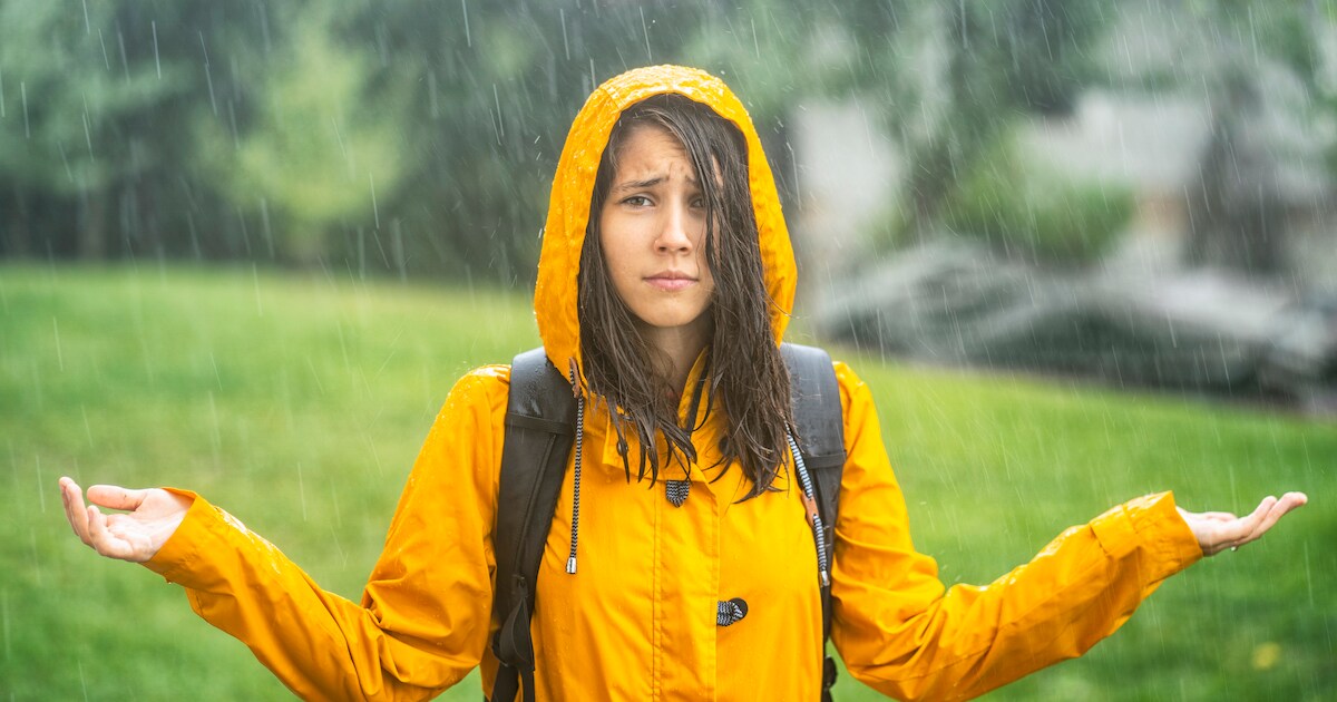 KAART. Ontsnappen aan de regen? Hier regent het minder in België | Weer ...