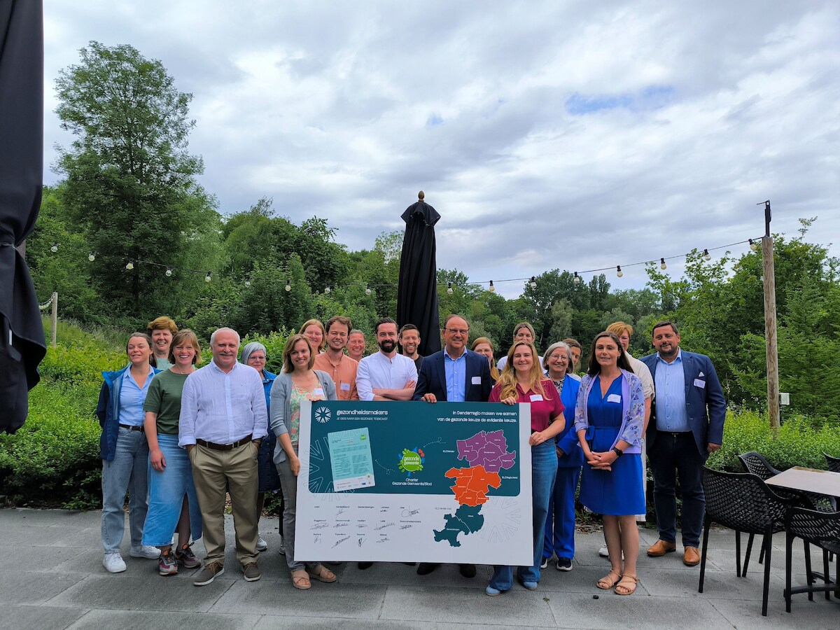 Lokale besturen en Gezondheidsmakers ondertekenen het Charter Gezonde Gemeente in Denderregio ...