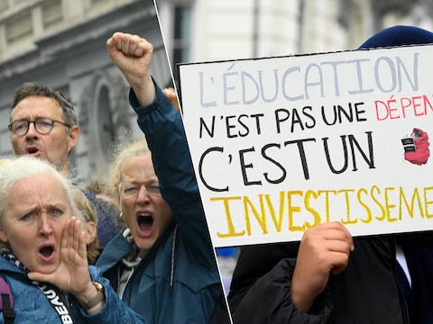 Massale steun voor Franstalige lerarenstaking: meer dan 8 op de 10 ...