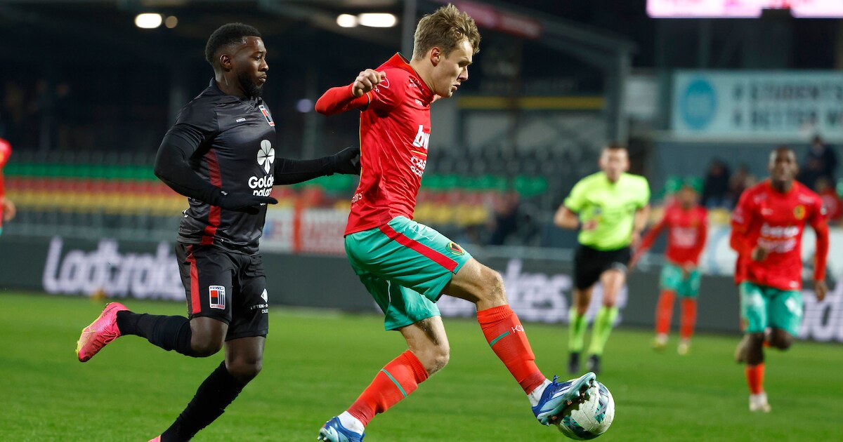 Siebe Wylin scoorde voor KV Oostende op Francs Borains: “Lang op mijn eerste goal moeten wachten ...