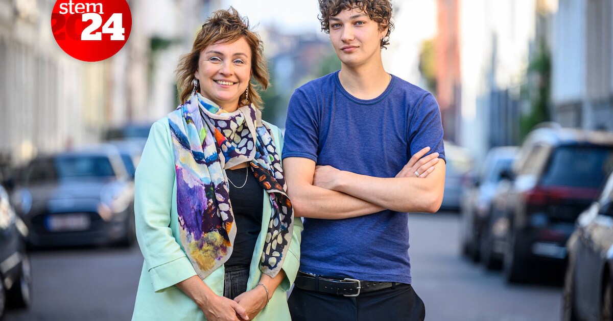 Internationaal model Dante (20), zoon van schepen Tatjana Scheck, stapt ...