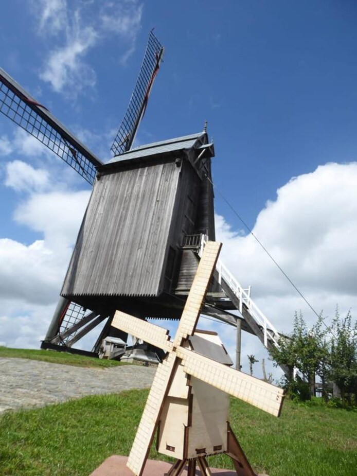 Bouw dankzij Fablab zelf je eigen Kruiskoutermolen | Erpe-Mere | hln.be