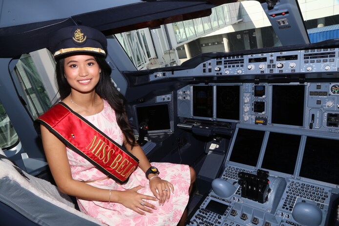 Miss België Angeline Flor Pua schopt het tot lijnpiloot na bikkelhard ...