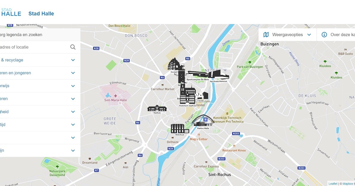 Halle lanceert interactieve stadskaart | Halle | HLN.be