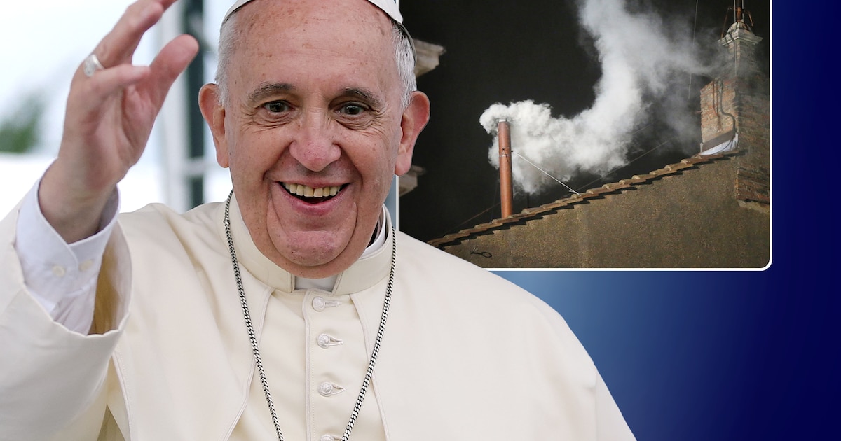 Kardinalen worden dan opgesloten in Sixtijnse Kapel en wachten op witte ...