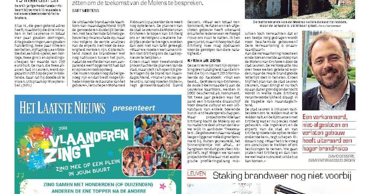 Ertzberg ontkent nalatigheid | Leuven | HLN.be