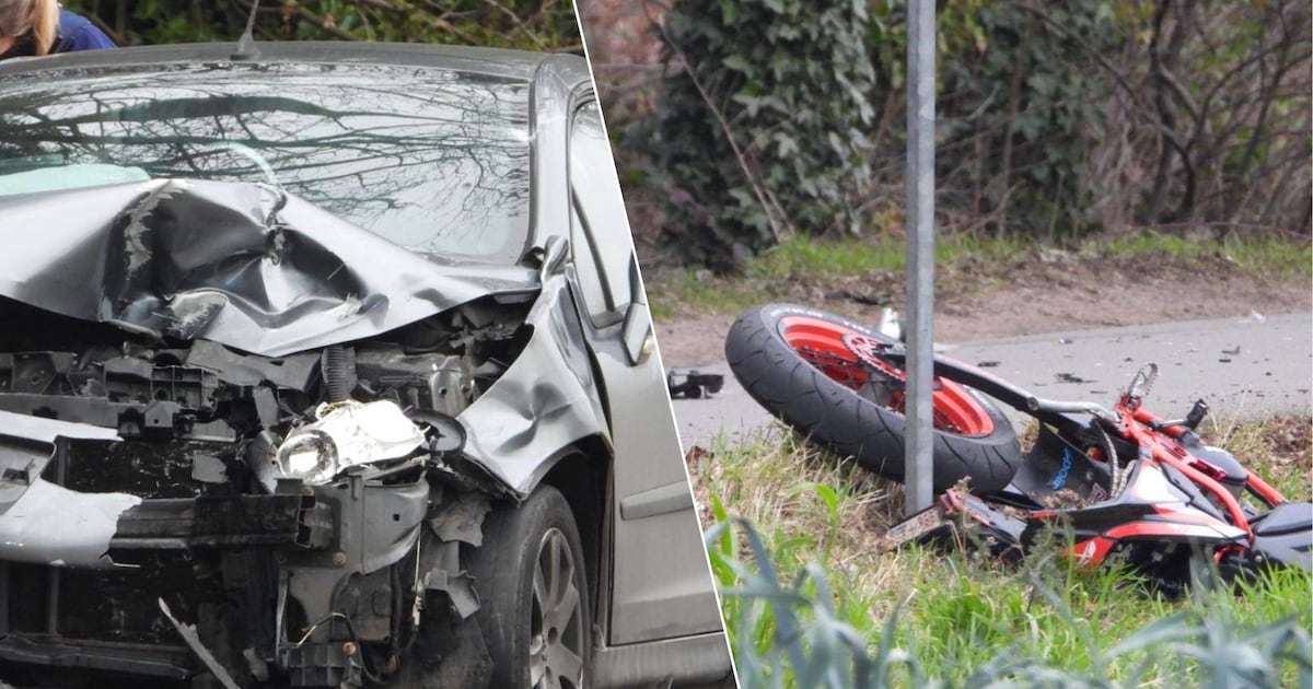 Bromfietser (17) in levensgevaar na aanrijding met wagen in Varsenare ...