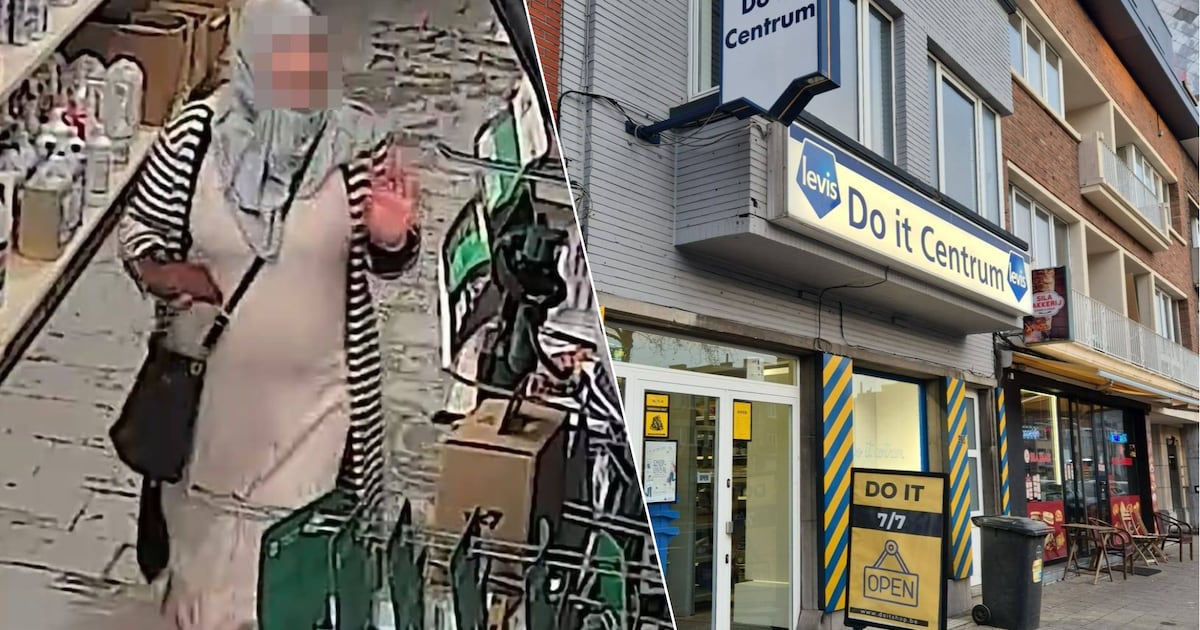 Beelden tonen hoe oplichtster wisselgeld pikt in winkel in Berchem door ...