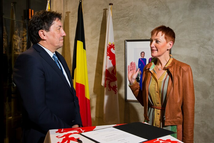 Marleen Kauffmann is eerste vrouwelijke burgemeester van Leopoldsburg ...