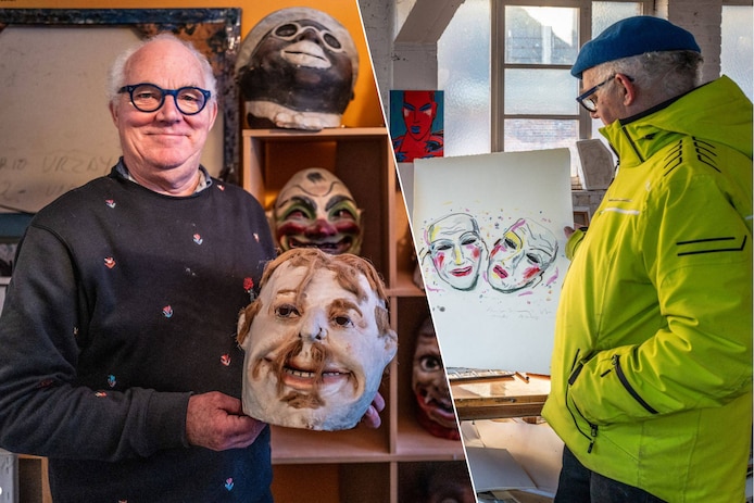 DE VERZAMELAAR. Naar de carnavalsmaskers van André (71) kijken musea ...