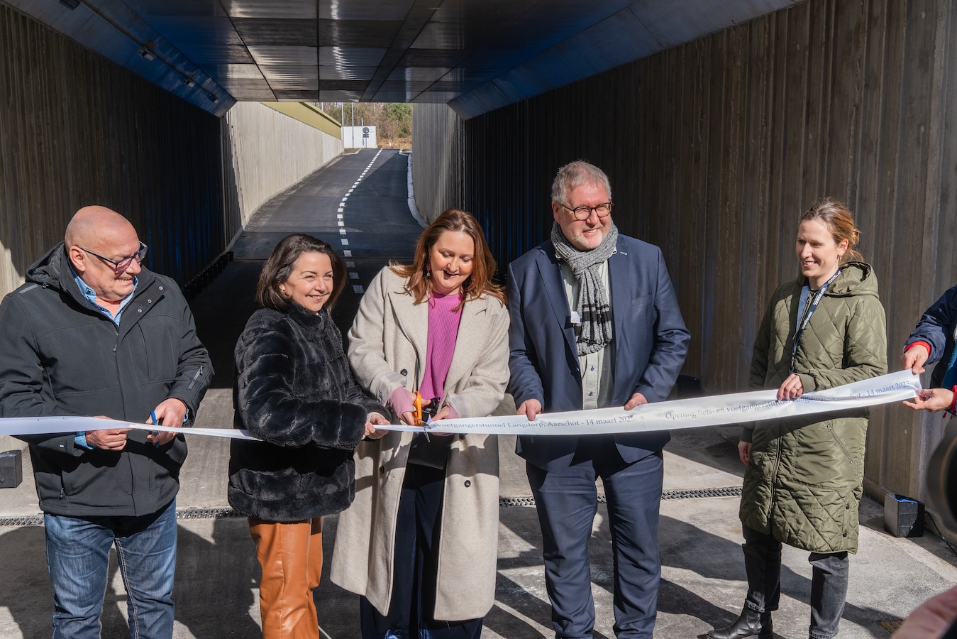 Nieuwe fiets- en voetgangerstunnel in Langdorp geopend: “Belangrijke stap voor veiligheid en ...