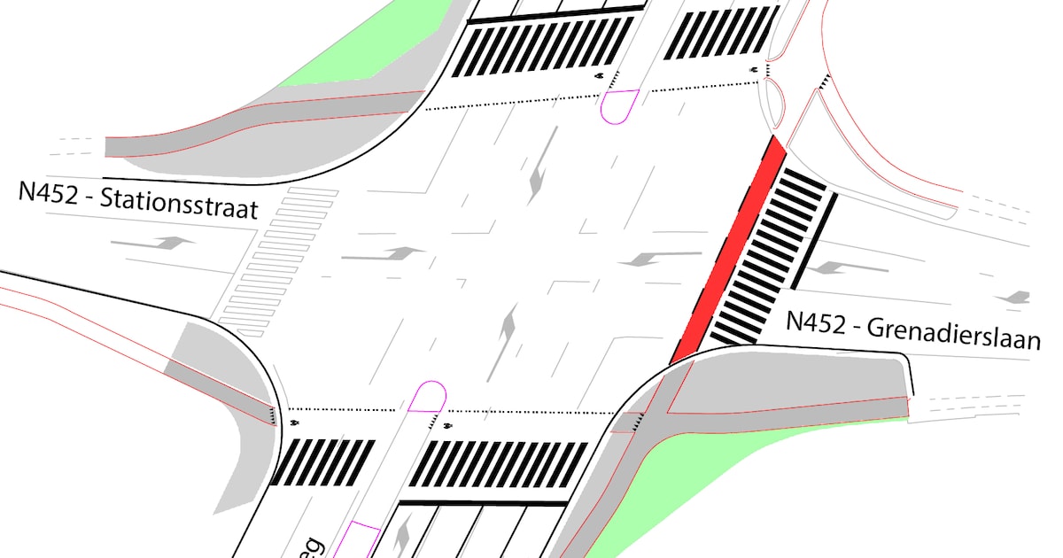 Hinder door werken aan druk kruispunt op N60 in Eke | Nazareth | HLN.be