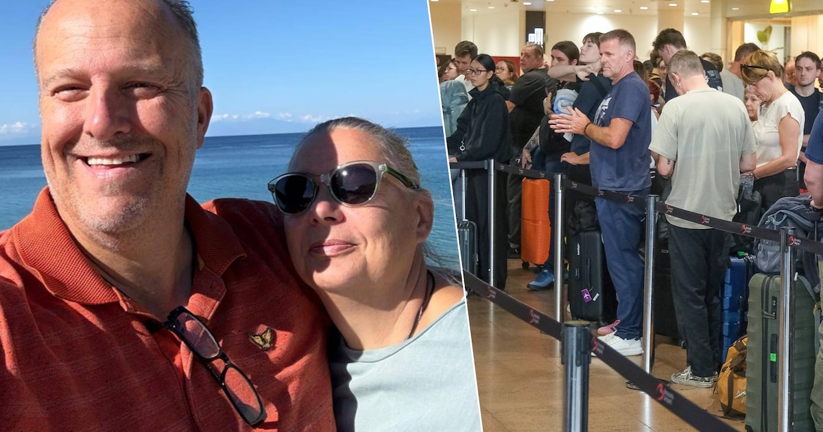 Vliegtuig van Geert (57) en Dymphna (58) vertrekt wél, maar zonder hun ...