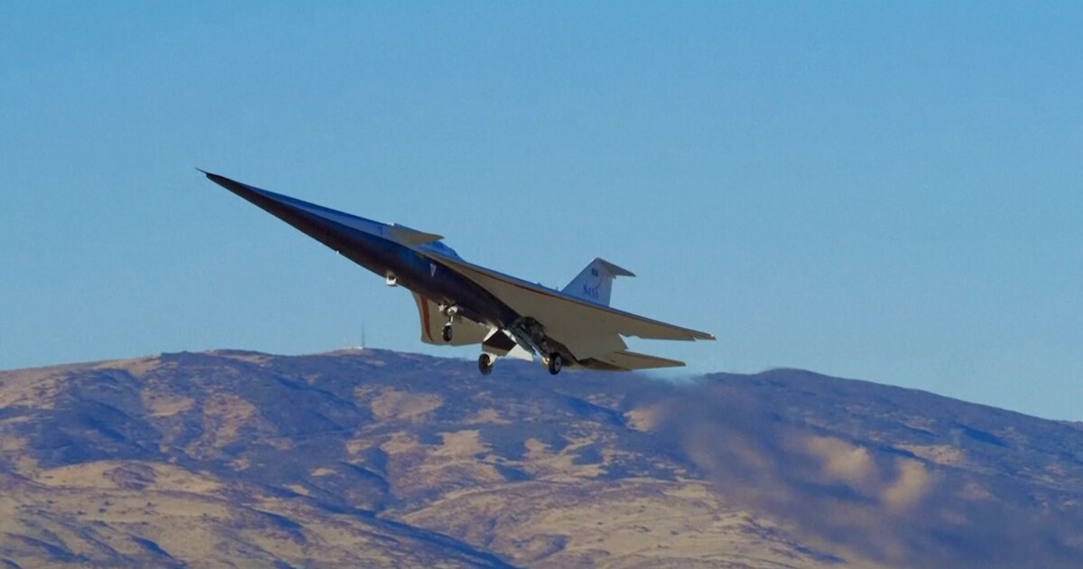 NASA test eerste supersonische jet zonder luide knal: binnenkort van ...