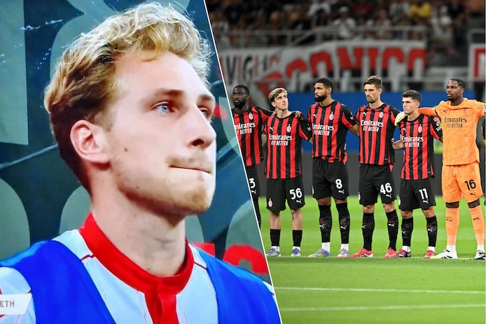 KIJK. Pakkend moment: San Siro eert overleden zoontje van ...