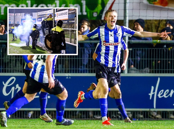 Vuurwerk en ME in Katwijkse duinen: cupfighter Quick Boys verslaat ...