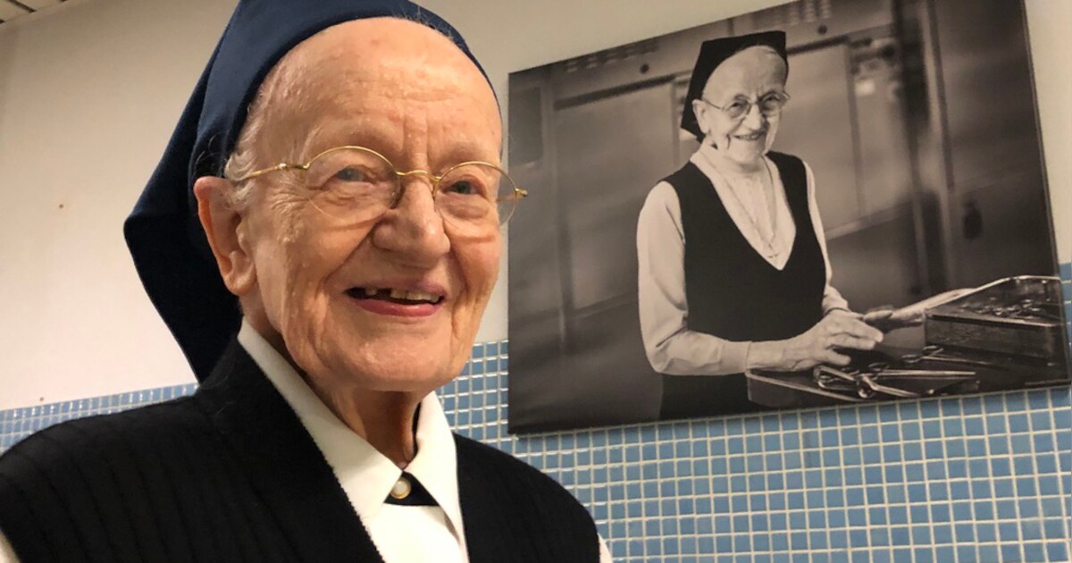 Zuster Juliana, de enige overgebleven Grauwzuster van het RZ H.Hart ...