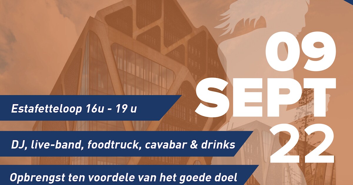 Speciale estafetteloop aan gerechtsgebouw | Hasselt | HLN.be