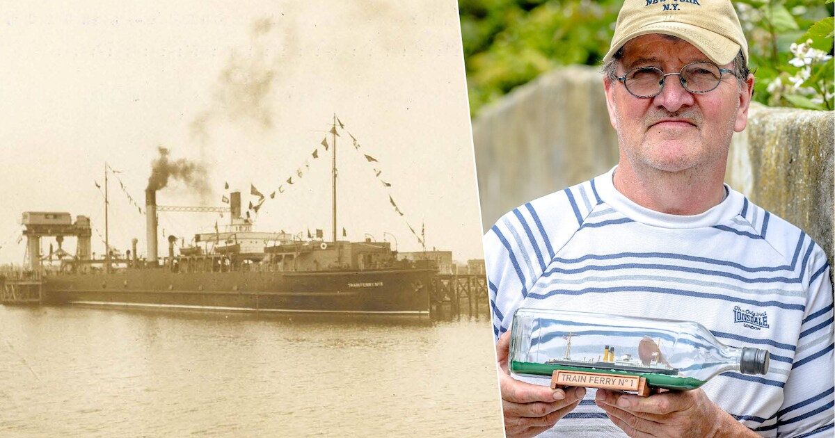 Wist je dat... de trein 100 jaar geleden doorreed tot óp de boot in ...