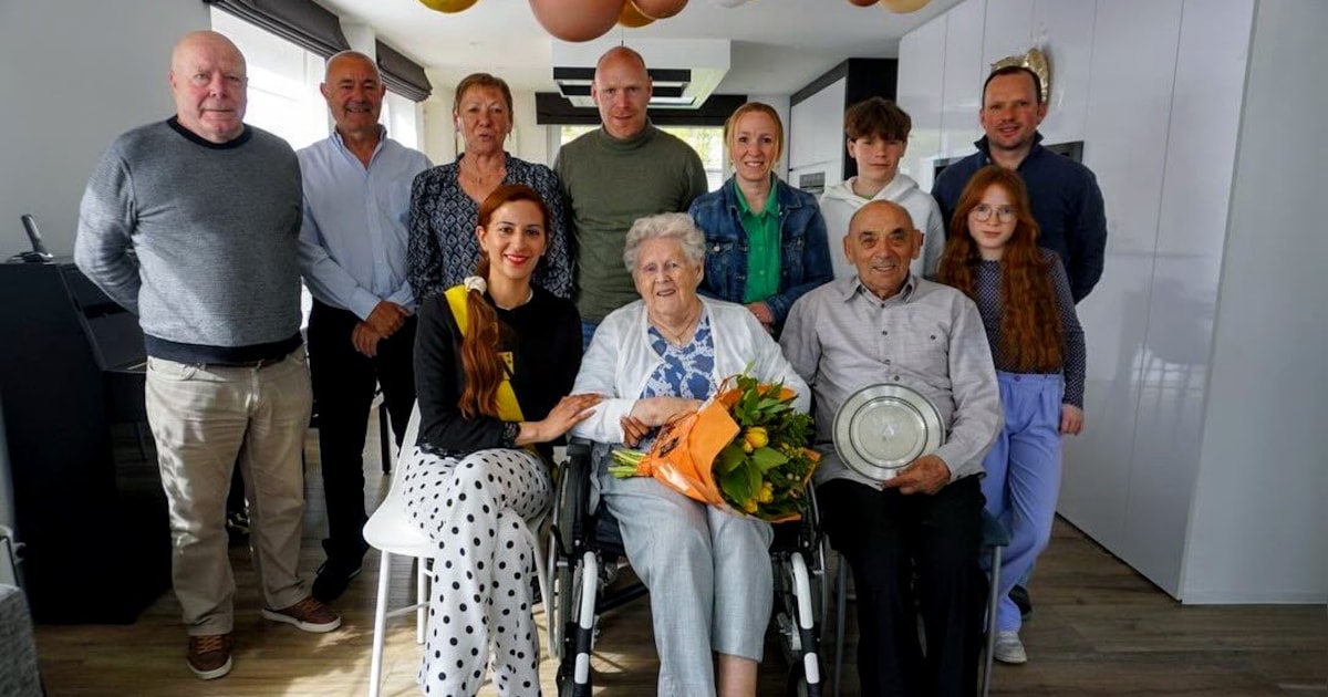 Denise (89) en Walter (92) vieren platina huwelijk: “Ze zeggen nog ...