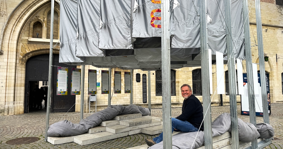 Kunstinstallatie op Grote Markt kondigt Festival Circulair aan: “Leer ...
