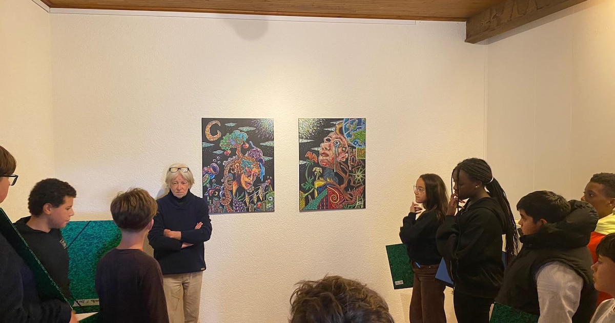 Leerlingen Kunst & Creatie van GO! Middenschool bezoeken expo in ...