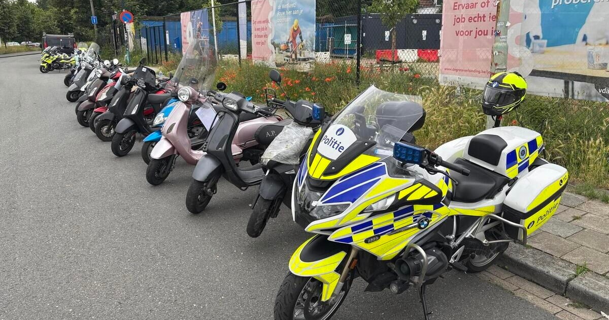 “Zeven gestolen bromfietsen ontdekt”: politie haalt ook 13 onverzekerde ...
