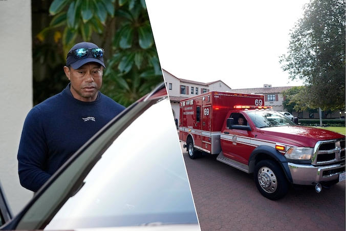 “Hij lag aan het infuus”: Tiger Woods blijft op de sukkel en geeft op ...