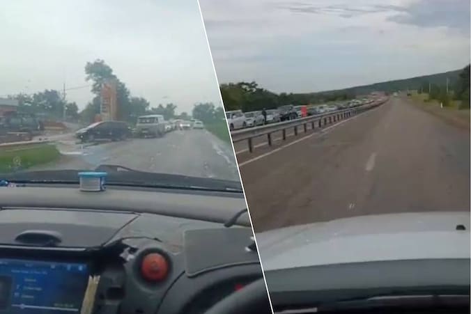 KIJK. Brandstoftekort in Rusland: beelden tonen rijen zo ver het oog ...