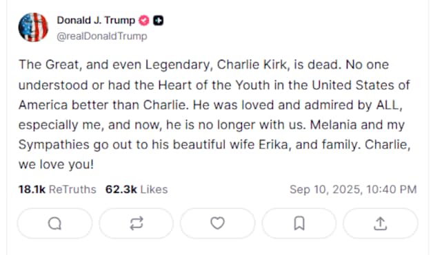 Trump noemt hem “legendarisch”: wie was Charlie Kirk? | Nieuws | HLN.be