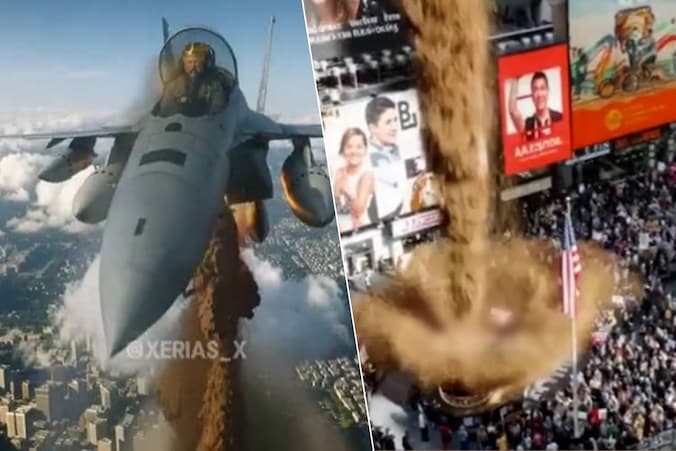 Trump reageert op grootschalige protesten in VS met AI-filmpje waarin ...