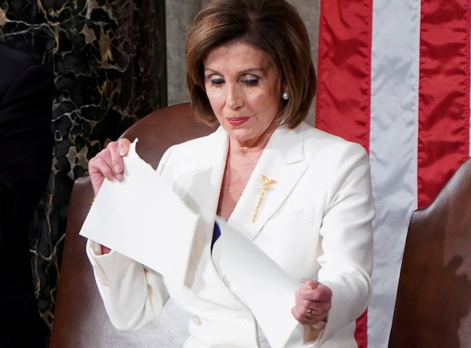 Nancy Pelosi, eerste vrouwelijke voorzitter van het Amerikaanse Huis ...