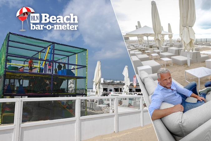 Beachbar Amare in Westende, waar je geniet van speeltuin, dj’s en zelfs ...