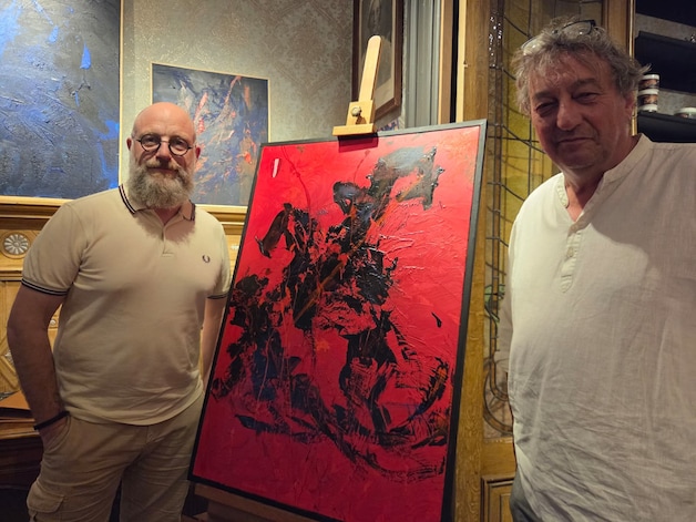 Voormalig hoofdman Sint-Jorisgilde Meer schenkt kunstwerk van Guy Van ...