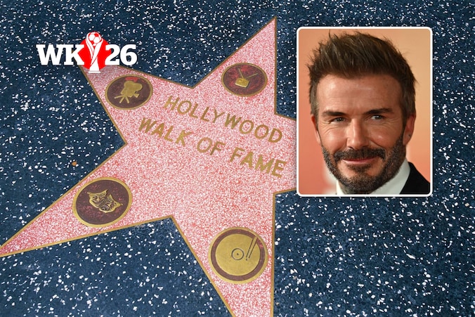 David Beckham krijgt ster op Walk of Fame in Hollywood bij start van WK ...