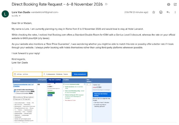 Je hotel rechtstreeks boeken of via Booking.com? Onze test levert een ...