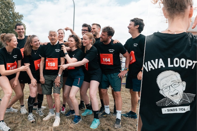 Oud-sportleerkracht Jan Anthonis (91) verrast tijdens halve marathon in ...