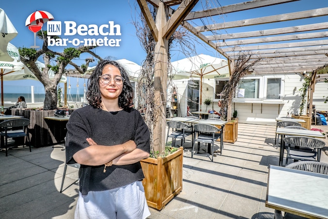 Beachbar Koki Beach in Bredene, uitgebaat door Giani (30) en Zeinab (31 ...