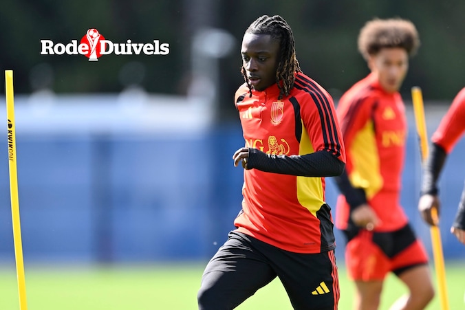 Daarom staakte hij dinsdag de training: Jeremy Doku kampte even met ...