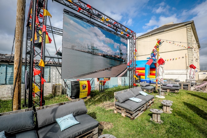 Wedstrijden van Rode Duivels op 15 en 21 juni op groot scherm in Le ...