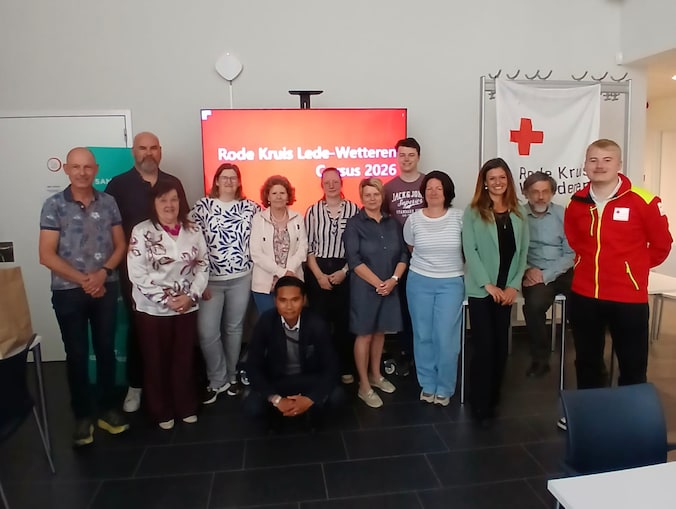 Rode Kruis Lede-Wetteren tevreden na eerste succesvolle EHBO-cursus in ...