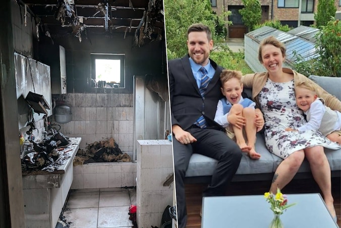 Zware brand door defecte droogkast in Lier zet gezin van Nils (34) en ...