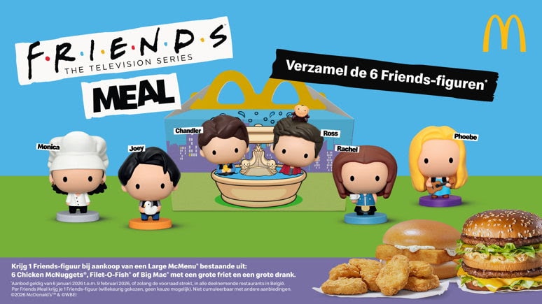 McDonald’s België lanceert tijdelijke ‘Friends Meal’ met ...