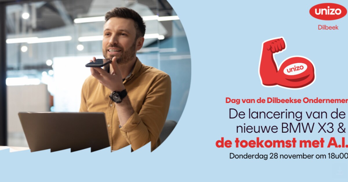 Unizo Dilbeek viert Dag van de Ondernemer met inspiratiesessie over A.I. en walking dinner ...