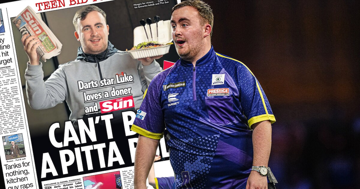 Schijnbaar onschuldige foto levert dartssensatie Littler (16) bakken ...