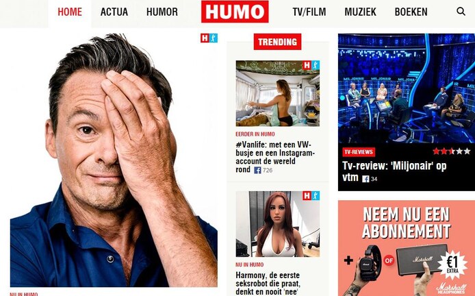 Website Humo wordt binnenkort volledig betalend | Binnenland | hln.be
