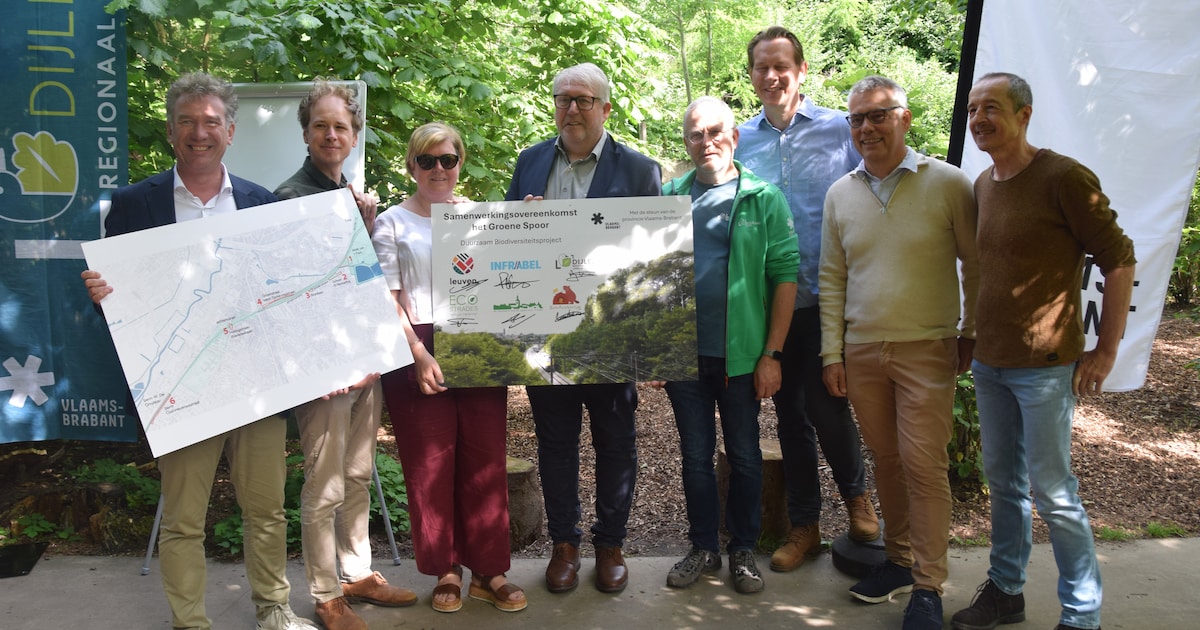 Project ‘het Groene Spoor’ verbindt zes sites langs spoorlijn Leuven ...