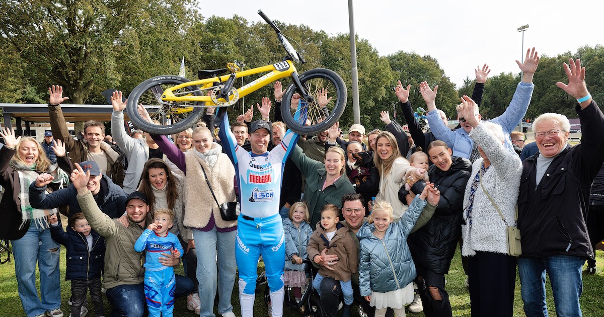 BMX’er ‘Jumping’ Jay Schippers hangt zijn fietsje aan de haak: ‘Als ik val, lijdt mijn Iris ook ...