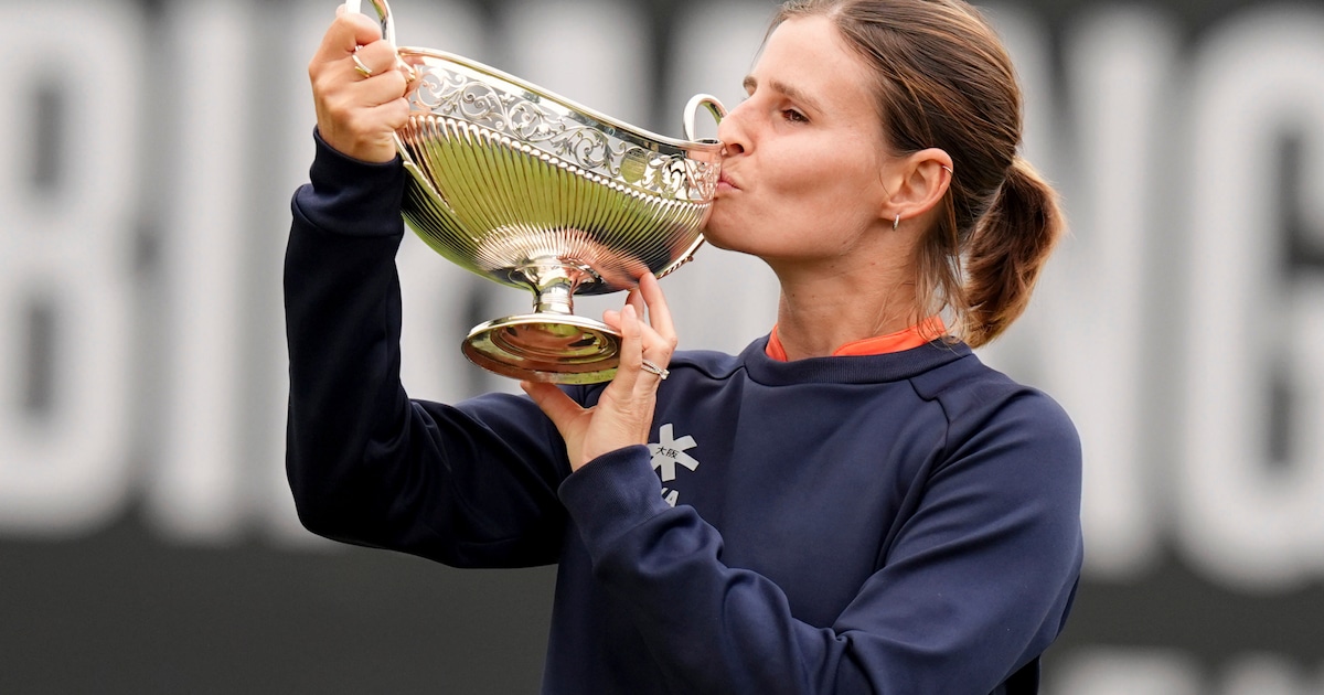 Greet Minnen knalt met eerste WTA-titel meteen op gras: “Een geweldig ...