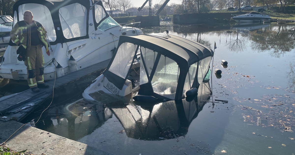 Boot gezonken in plezierhaven in Kachtem: bergingsoperatie opgestart ...